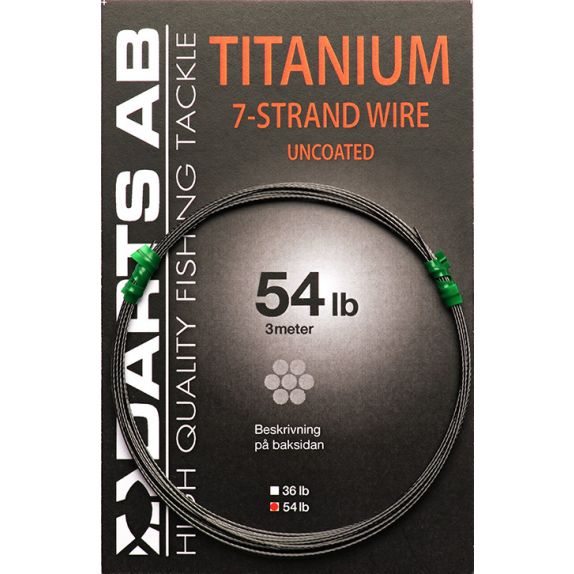 Darts Titanium 7-Strand Wire Uncoated grå 3 m
