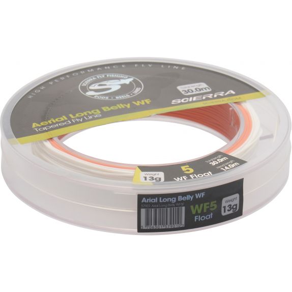 Scierra Aerial Long Belly fluglina flyt vit/orange